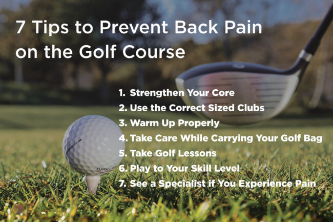 7 Tips to Prevent Back Pain While Golfing | Twin Cities Pain Clinic