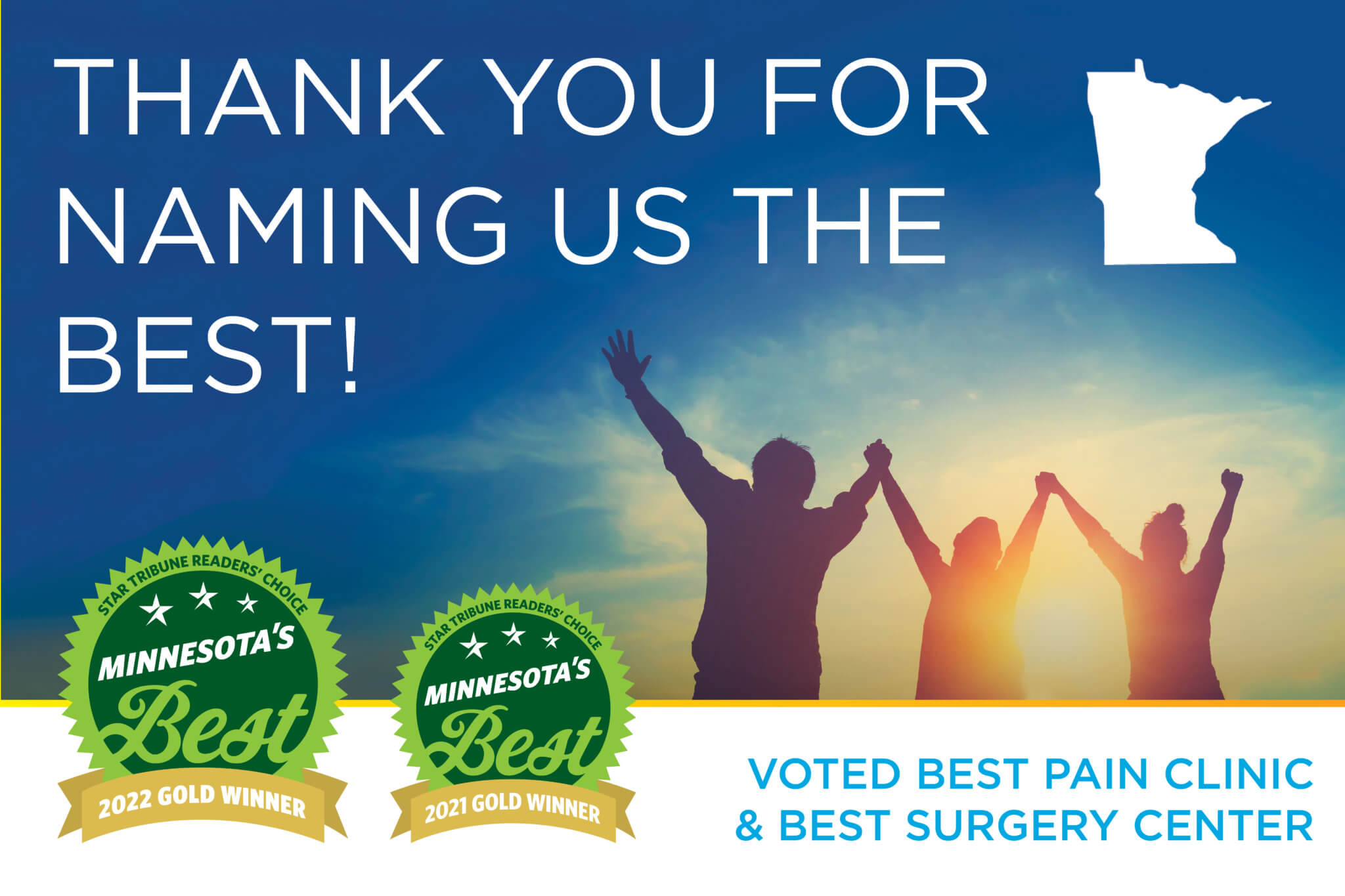 Voted Minnesota's Best for the 2nd Year in a Row | Twin Cities Pain Clinic
